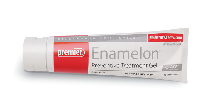 Enamelon fluoride toothpaste for sensitivity & dry mouth tissues