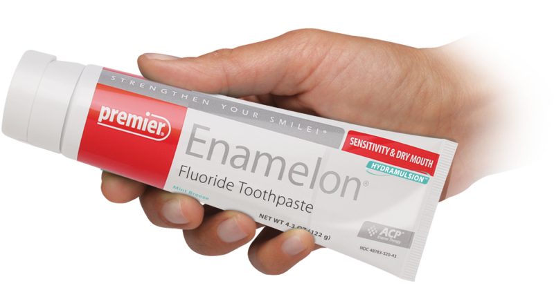 Enamelon fluoride toothpaste for sensitivity & dry mouth tissues