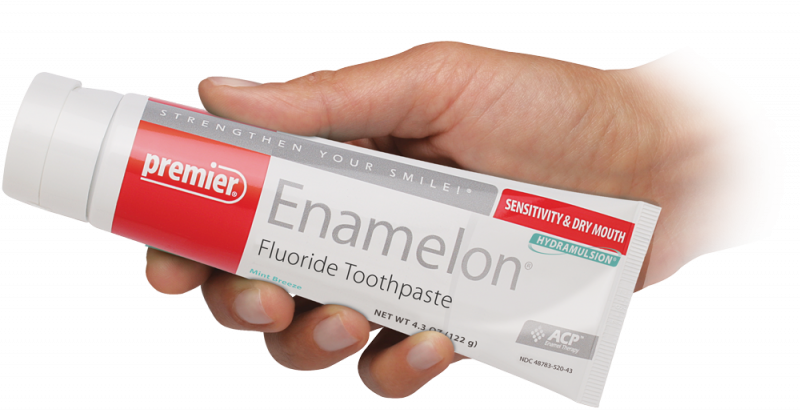 Enamelon fluoride toothpaste for sensitivity & dry mouth tissues